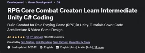 ساخت بازی Rpg با C و Unity — یودمی ایران