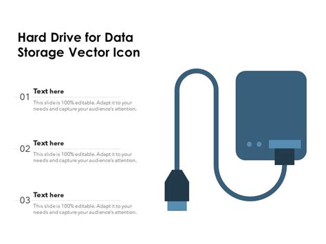 Hard Drive For Data Storage Vector Icon Ppt Powerpoint Presentation Icon De