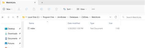cannot save database because index txt file is not open for writing