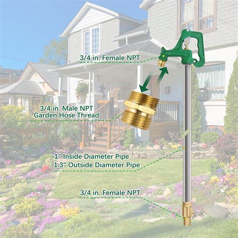 Frost Proof Yard Hydrant Frost Free Outdoor Faucet