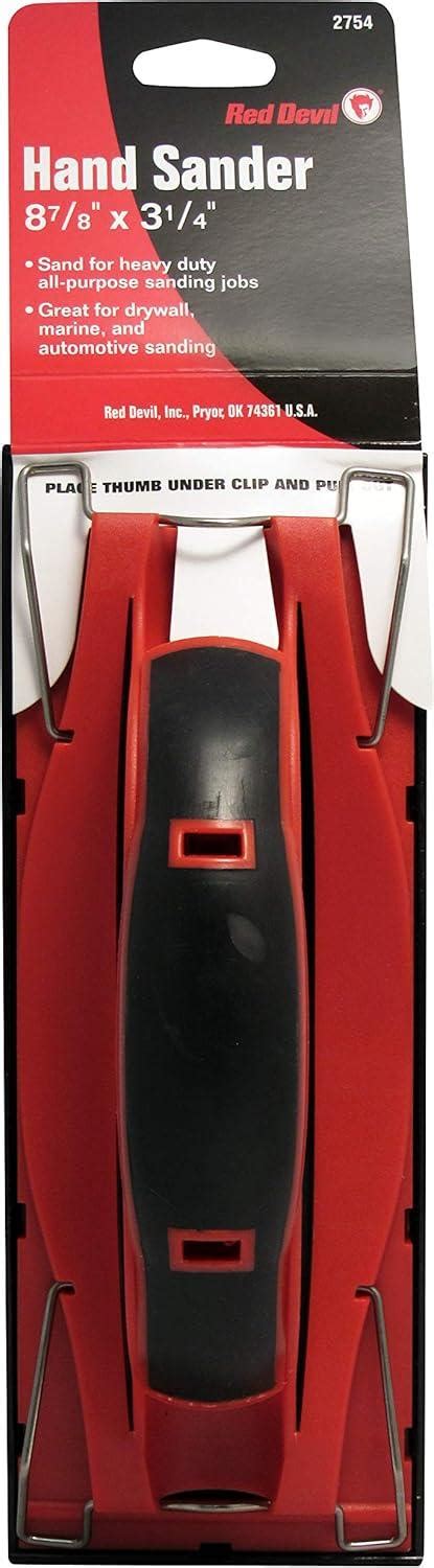 Red Devil 2754 Hand Sander One Size Multi Red Devil