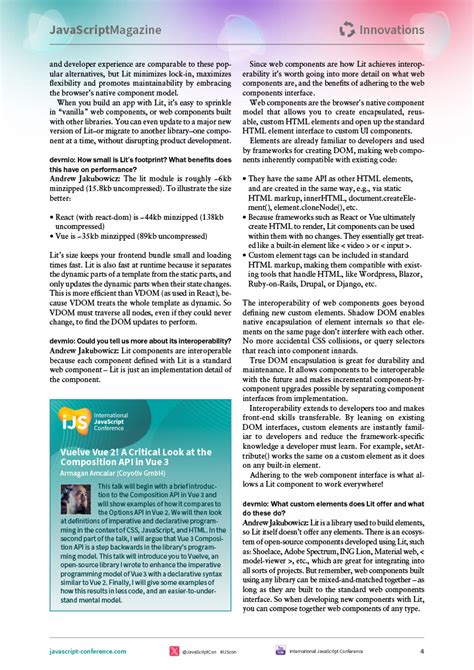 Ijs Javascript Magazine 12024 International Javascript Conference