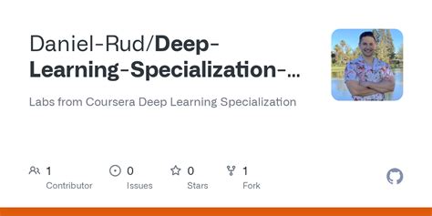 Github Daniel Rud Deep Learning Specialization Labs Labs From Coursera Deep Learning