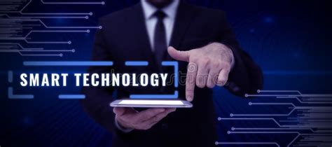 Text Showing Inspiration Smart Technology Word Written On Used To Protect And Prevent Errors In