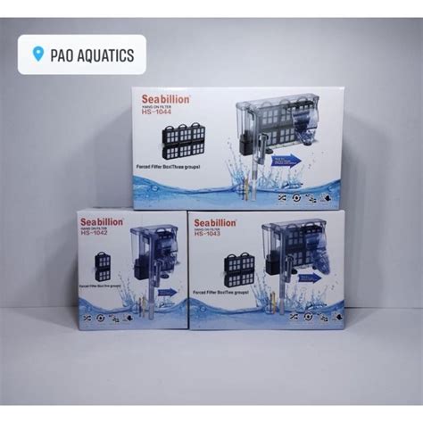 Seabillion Hang On Filter Hs 1044 Hs 1043 Hs 1042 Lazada Ph