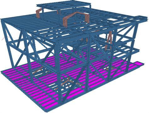 Isometric View Of Fpso Supporting Structure Download Scientific Diagram