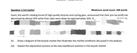 Solved Maximum Word Count 100 Words Giant The Worlds Leading Brand