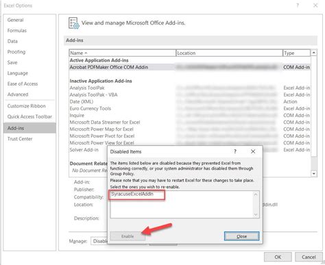 Sage X3 Tips How To Install And Manage Sage X3 Add Ins In Ms Office