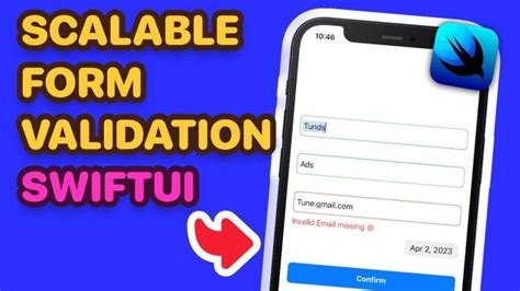 Tundsdev On Linkedin Learn Swiftui Form Validation With The Magic Of
