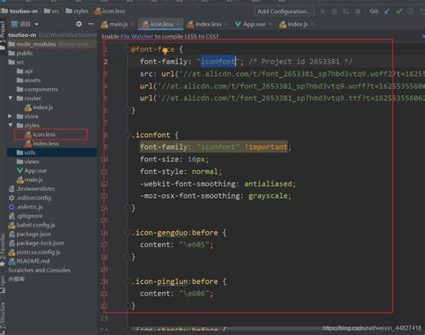 Vue移动端项目——字体图标的使用icon A Ziyuan60duigoubefore Csdn博客