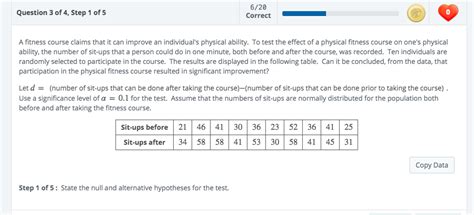 Solved Step Of State The Null And Alternative Chegg Com