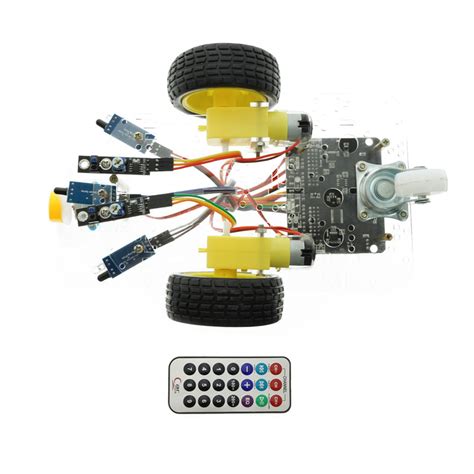 V V Arduino Car Robot Kit Line Tracking Fire Fighting Infrared Remote Control