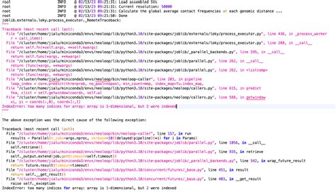 Neoloop Caller IndexError Issue XiaoTaoWang NeoLoopFinder GitHub