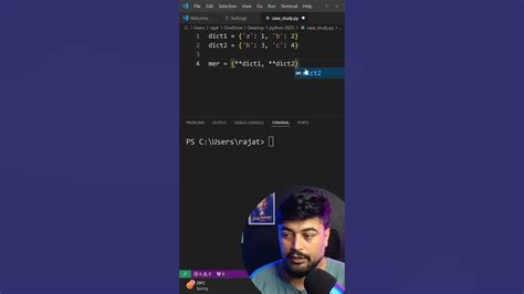 How To Merge Two Dictionaries In Python Youtube