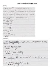 MATHS 1211 WRITTEN ASSIGNMENT UNIT 2 Docx MATHS 1211 WRITTEN