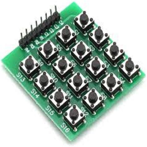 4x4 Keypad Mcu Boar Matrix Array Switch Tactile Keypad 16 Button For Arduino Buy Now At Best Cost