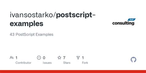 Github Ivansostarko Postscript Examples 43 Postscript Examples
