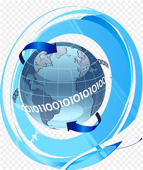 蓝色地球圆形科技代码PNG图片素材下载 图片编号yvganloq 免抠素材网