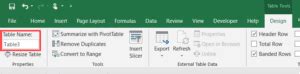 How To Rename A Table In Excel 3 Quick Ways