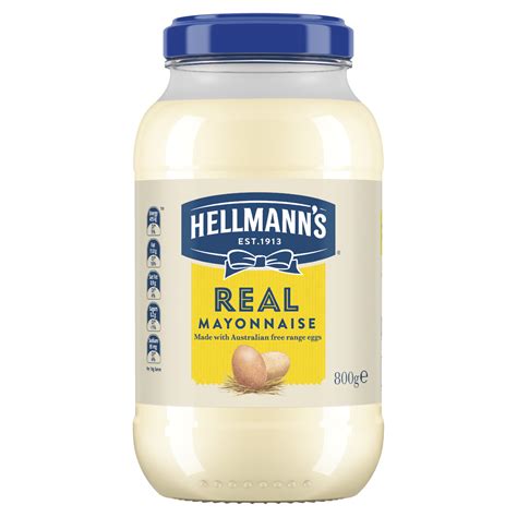 Hellmanns Real Mayonnaise 800g Harris Farm Markets