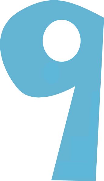 Number Nine Clip Art At Vector Clip Art Online Royalty