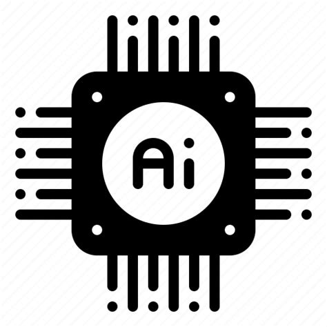 Artificial Chip Core Intelligence Processor Robotic Technology Icon Download On Iconfinder