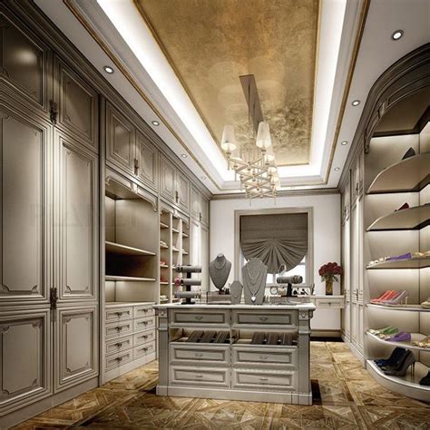 Custom Villas Designs House Luxury Open Door Walk In Closet Big