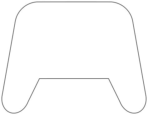 Shape Of Xbox Free Printable Papercraft Templates Shape Of Xbox Free Printable Papercraft Templates