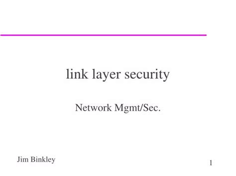 Ppt Link Layer Security Powerpoint Presentation Free Download Id4753225