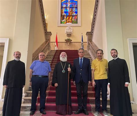 ΕΠΙΣΚΕΨΗ ΑΝΤΙΠΡΟΣΩΠΕΙΑΣ ΤΟΥ ΠΑΝ ΜΙΟΥ ΠΑΤΡΩΝ ΣΤΟ ΠΑΤΡΙΑΡΧΕΙΟ ΑΛΕΞΑΝΔΡΕΙΑΣ Πατριαρχείο Αλεξανδρείας