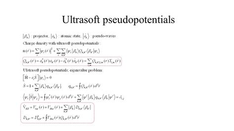 Pseudopotentials And Tddft Calculation Ppt Video Online Download