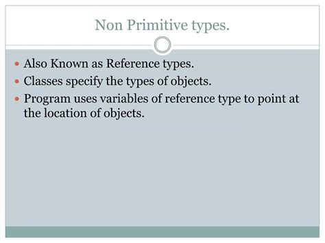 Datatype Introduction Java Ppt
