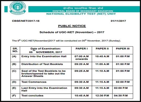 UGC NET Exam Schedule Released By CBSE Check Now