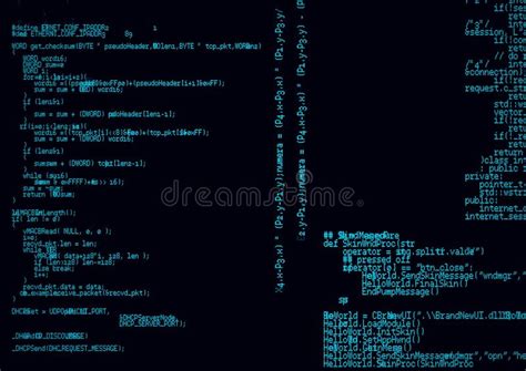 composition of blue data processing over black background stock