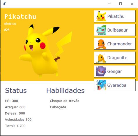 Github Josecsfilhopokedex Tkinter Python