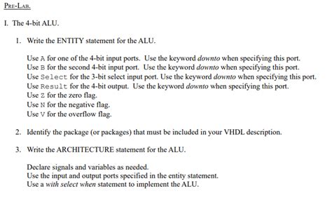 OBJECTIVE To Design A Bit Arithmetic And Logic Chegg
