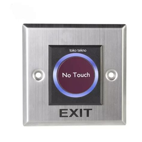 Jual Exit Button No Touch Sensor Contacless Access Control Kotak Harga Murah 2025