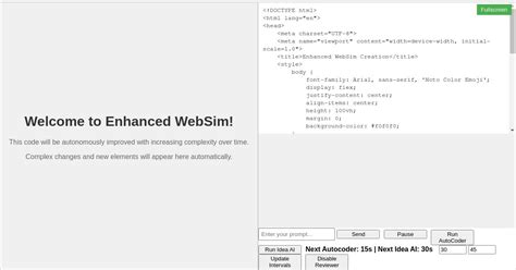 WebSim Dual Window Editor
