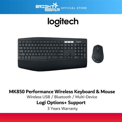 Logitech Mk850 Performance Wireless Keyboard And Mouse Combo Shopee Malaysia