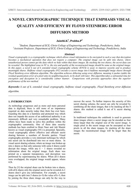 A Novel Cryptographic Technique That Emphasis Visual Quality And