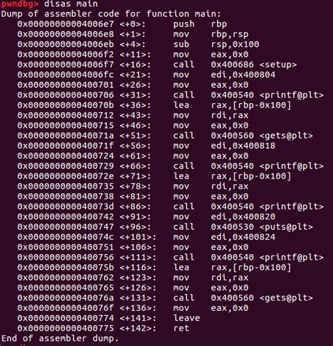 pwndbg로 ELF 바이너리 분석해보기