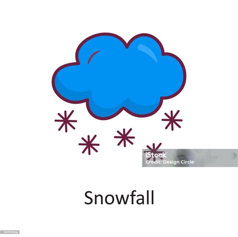 폭설 벡터 채워진 개요 아이콘 디자인 그림 흰색 배경 Eps 10 파일에 자연 기호 0명에 대한 스톡 벡터 아트 및 기타 이미지