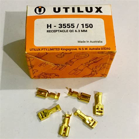 Harga Per Box Konektor Cewek Female Terminal Skun Utilux H Terminal Skun Utilux Gepeng