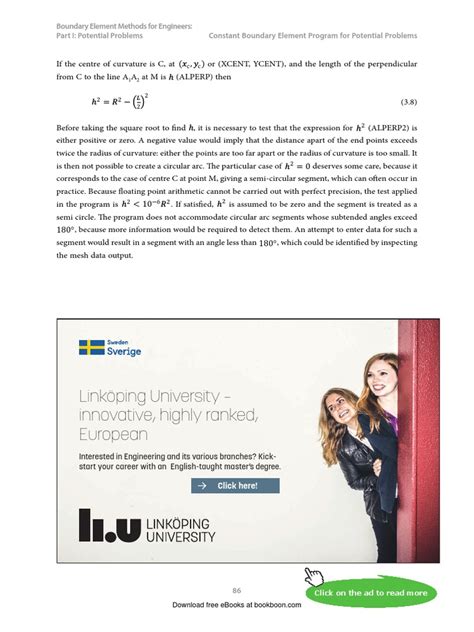 Boundary Element Methods For Engineers Part I 086 Pdf