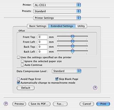 Hp Change The Selected Paper Size In The Printer Driver And Then Print The Document Again