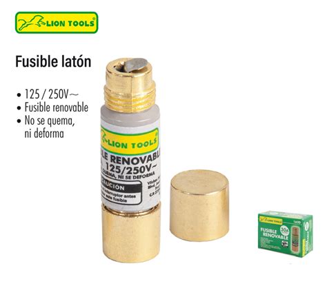 Fusible Latón