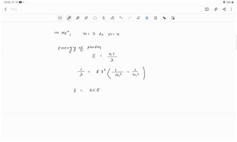 Solved Using The Bohr Model Determine The Energy In Joules Of The