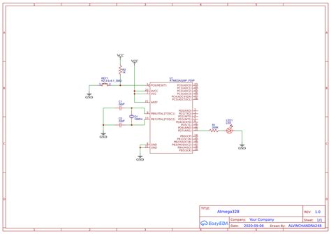 Modul 1 Pembuatan Skematik Sistem Minimum Atmega328 Dengan Easyeda