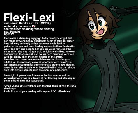Flexilexi Character Description By Tsebii On Deviantart