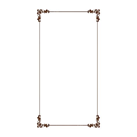 Beautiful Frame Brown Border Wedding Frame Certificate Border